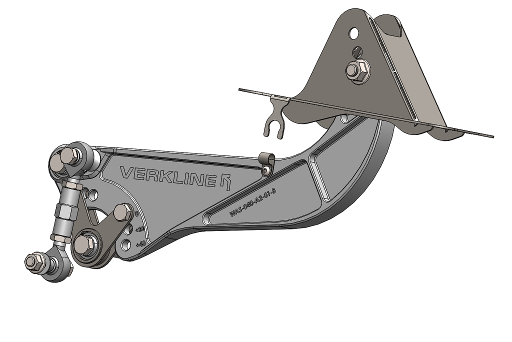 Spherical adjustable PQ35 Rear Trailing Arm Kit Audi RS3 S3 A3 8P Golf ...